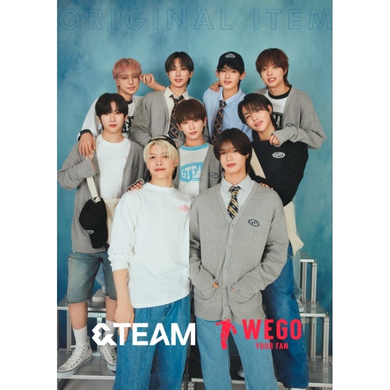 [代購] WEGO ＆team 聯名款 T-shirt 王奕翔 K EJ FUMA HARUA JO YUMA | 蝦皮購物