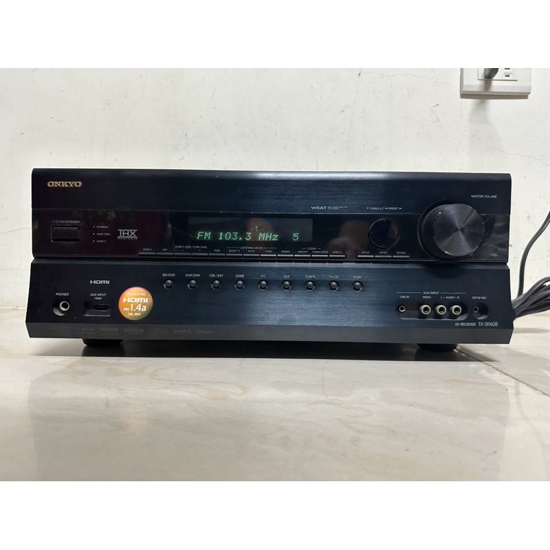ONKYO TX SR608 收音劇院 7.2 環繞擴大機 HDMI 藍光 THX環繞擴大機 /有全新副廠遙控器 | 蝦皮購物
