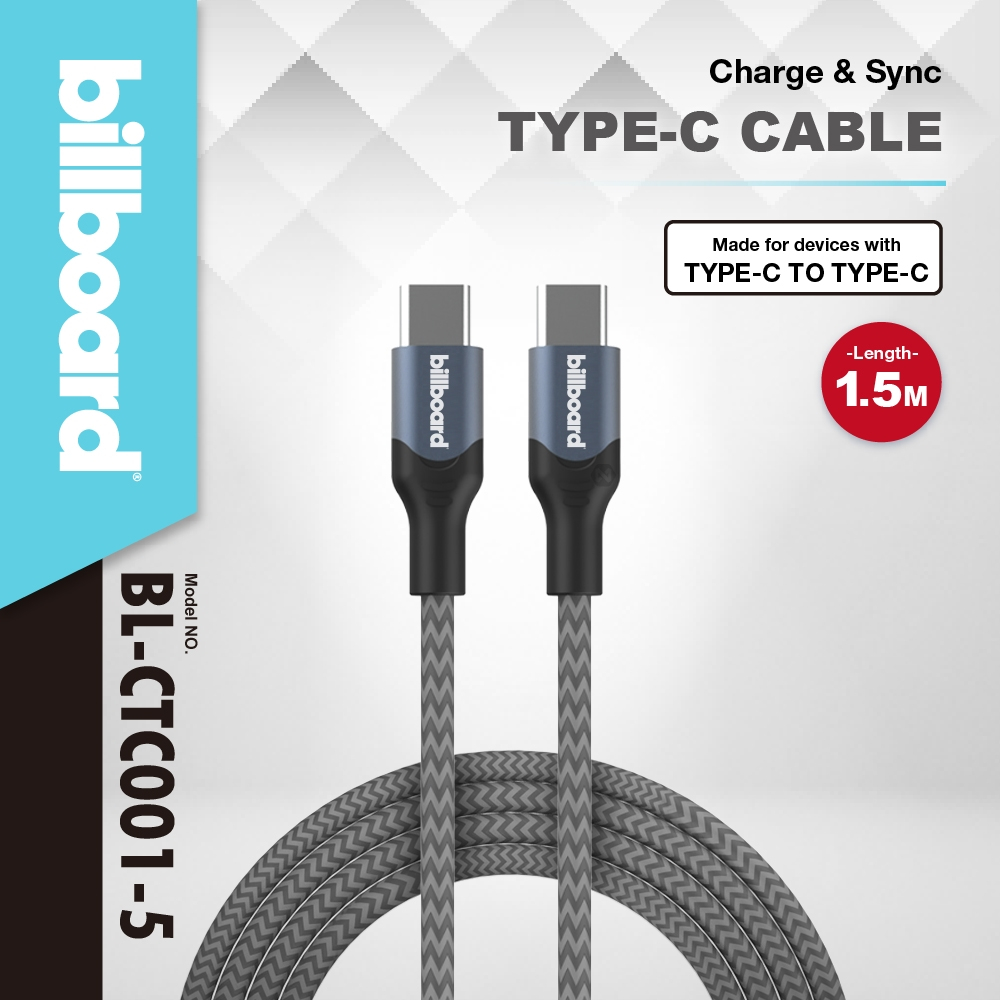 billboard 告示牌 TYPE C 充電傳輸線 USB 18W / TYPE-C 100W 1.5M | 蝦皮購物