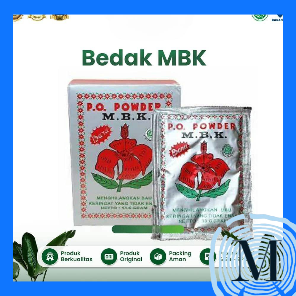 MBK POWDER Bedak MBK Silver Anti Bau Badan Ketiak Kaki MKG26 | 蝦皮購物