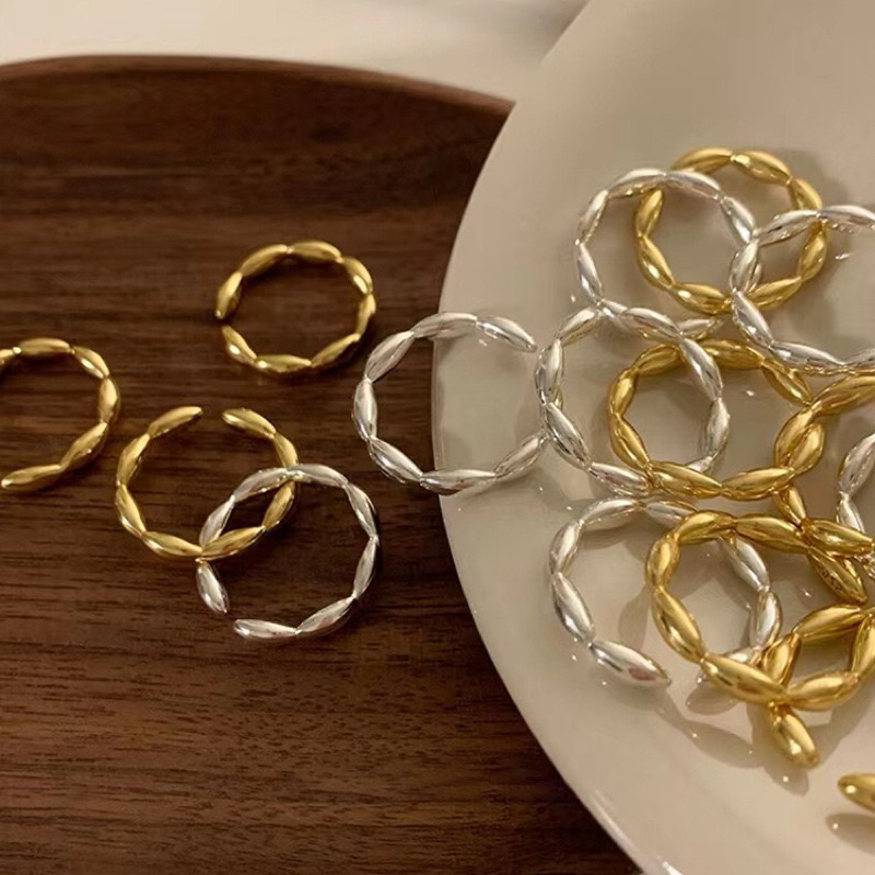 𝑳𝒊𝒍𝒊𝒌𝒐𝒌𝒐 ෆ 羅馬時光米粒開口戒#R045 | 蝦皮購物