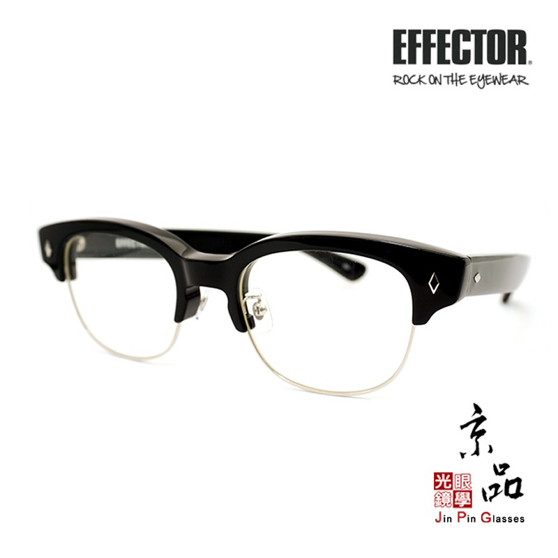 EFFECTOR LARGO BK 黑色 伊菲特 日本手工眼鏡 眼鏡 JPG京品眼鏡 | 蝦皮購物