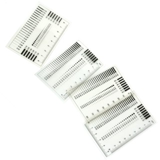 【儀表量具】水泥裂縫規 胸卡量規 菲林尺 外觀檢驗規刮傷異物卡 污點卡規 品檢用尺 DDC06-2 LENS 高透明 | 蝦皮購物