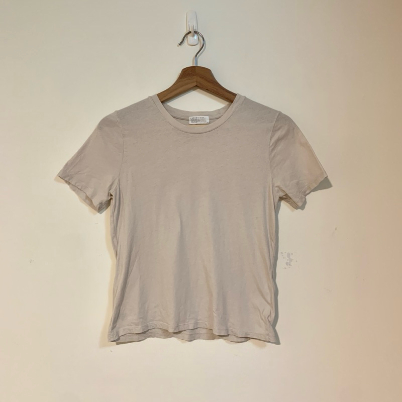 pazzo 米杏色素Tee S 美國棉 | 蝦皮購物