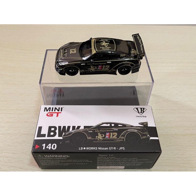 1/64 Mini GT LB Works Nissan GTR R35 JPS #140 | 蝦皮購物