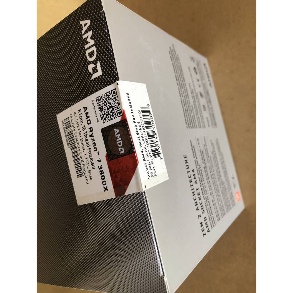 [全新] AM4 AMD R7 Ryzen 7 3800X CPU 八核 無內顯 | 蝦皮購物