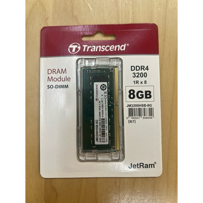 [3C]創見8GB JetRam DDR4 3200 筆記型記憶體 (JM3200HSB-8G) | 蝦皮購物