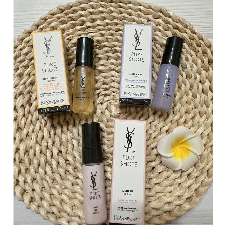 【美妝小舖】YSL 極效活萃夜光仙人掌超級精華 極效活萃澎潤精華 極致活萃嫩白精華 7ml體驗品 聖羅蘭 | 蝦皮購物