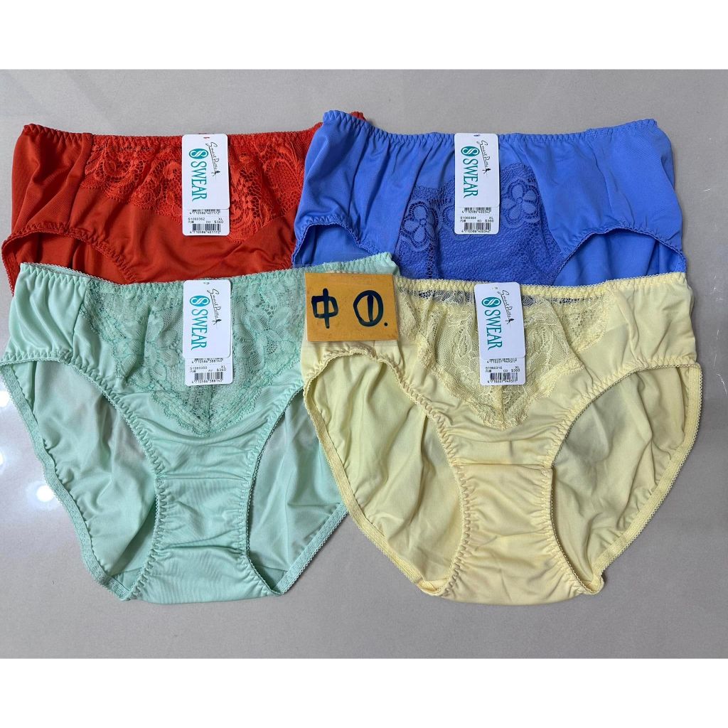 思薇爾 內褲 尺碼XL 4件一組 特賣 零碼出清 SWEAR 思薇爾 三角 內褲 XL號 蕾絲 素面 中腰 中高腰 XL | 蝦皮購物