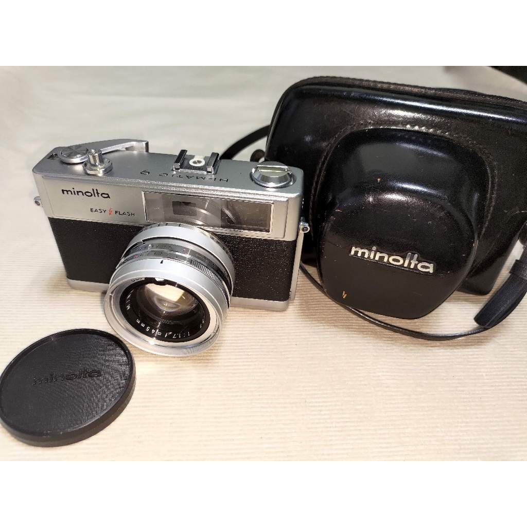 Minolta Hi-Matic 9 45mm F1.7大光圈定焦手動對焦底片機 | 蝦皮購物