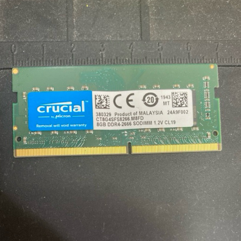 美光 crucial ddr4 8g 2666 筆電 記憶體 二手 | 蝦皮購物