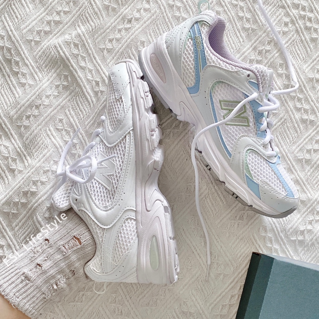 現貨 NEW BALANCE 530 NB 珍珠白 寶寶藍 粉綠 紫 馬卡龍 跑鞋 休閒 MR530PC MR530PA | 蝦皮購物