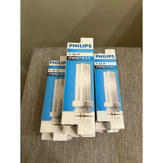 PHILIPS 飛利浦PL-BB 4P燈管 27W燈管-827 黃光 | 蝦皮購物