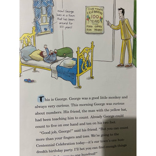 彩緁兒童美語書（Curious George Learns to Count from 1 to 100）二手書FF袋子 | 蝦皮購物