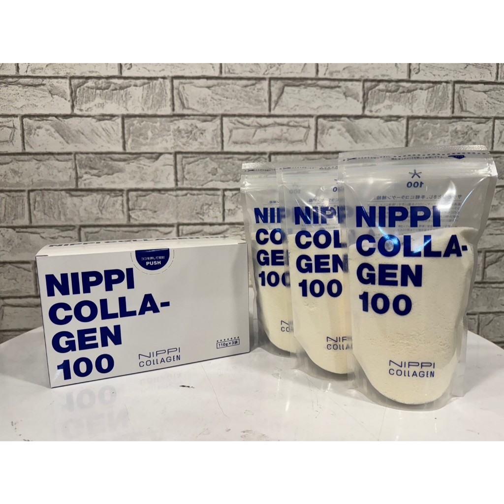 日本 NIPPI 100%純膠原蛋白胜肽｜ 現貨速出不用等｜1盒內含3袋(110g袋*3) | 蝦皮購物