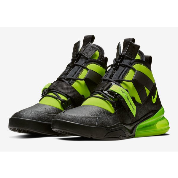 NIKE AIR FORCE 270 UTILITY 黑色/黃色拉練式 US8.5 / Y3可參考 (恭喜發財) | 蝦皮購物