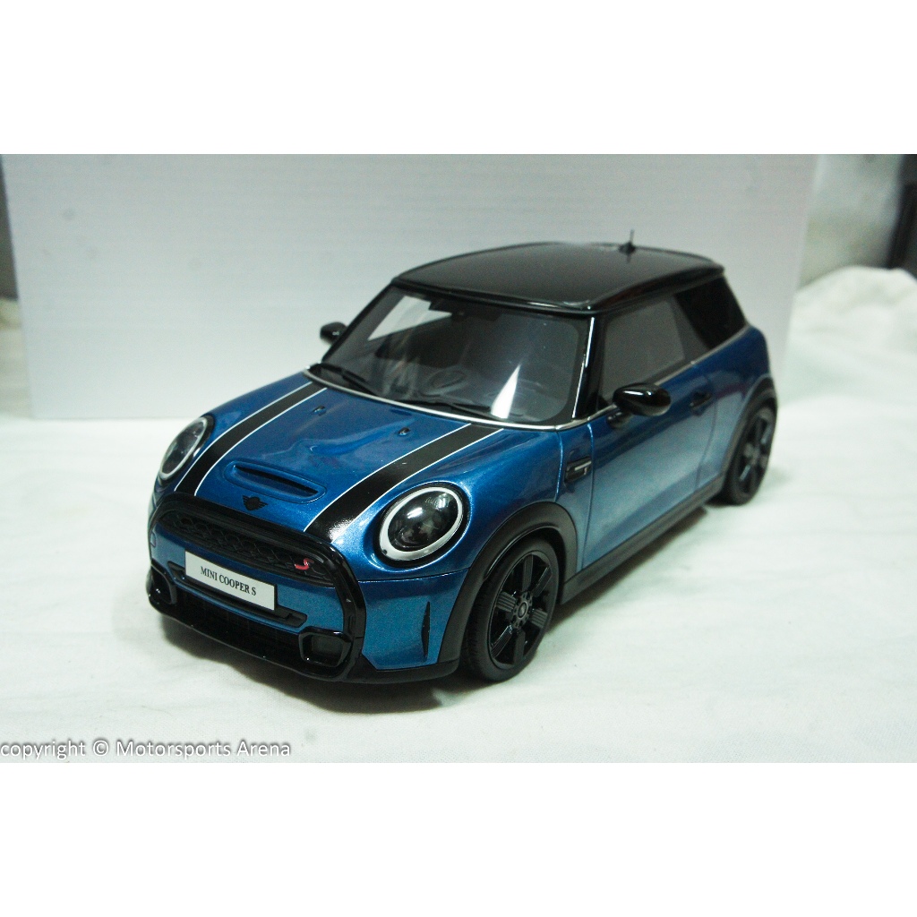 【現貨特價】1:18 Otto Mini Cooper S 2021藍色 ※限量999台※ | 蝦皮購物