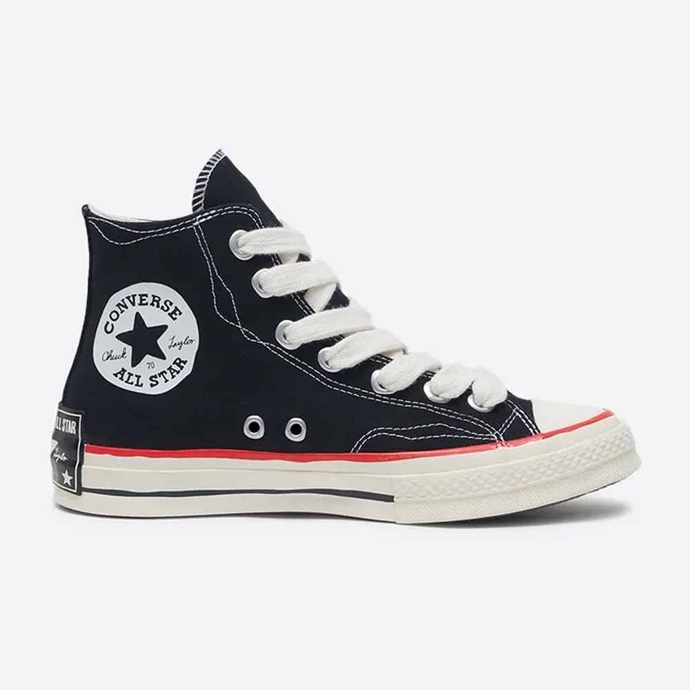 CONVERSE 休閒鞋 CHUCK 70 HI BLACK/WHITE/RED 中 A09139C 黑色 | 蝦皮購物