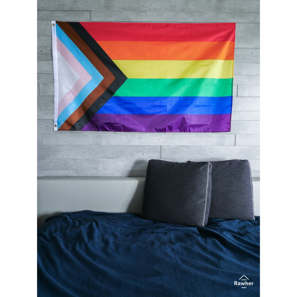 彩虹旗多元進步驕傲彩虹旗LGBTQ掛旗 | 蝦皮購物