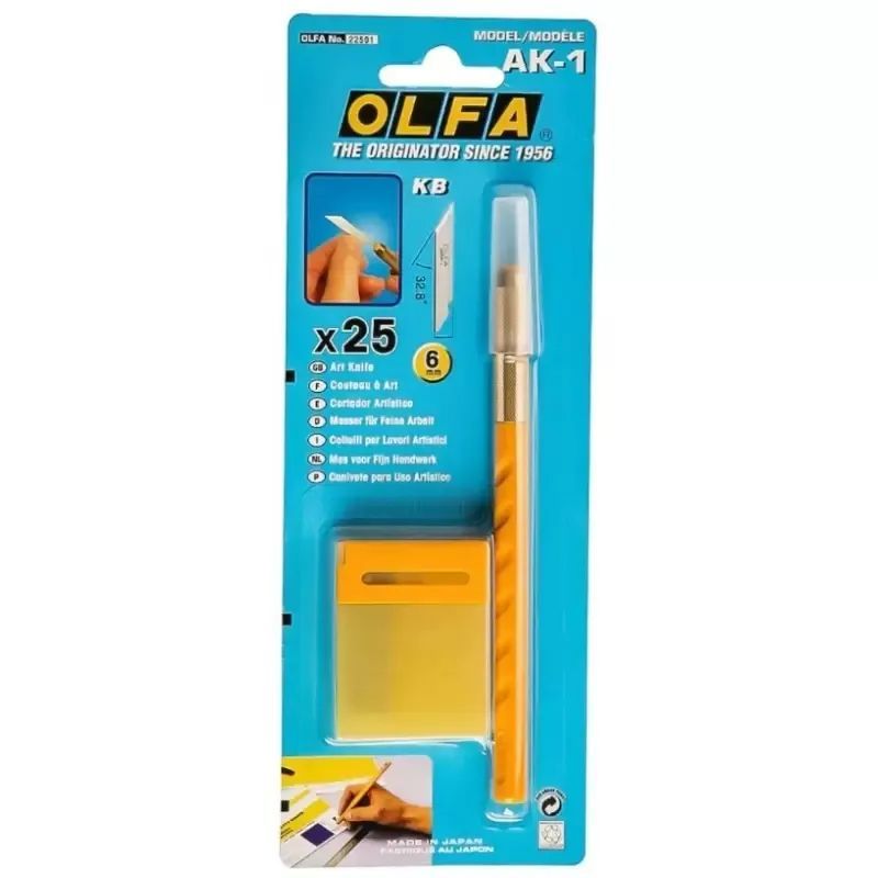 弘德模型 OLFA AK-1 10B 筆刀 附25片替換刀片 | 蝦皮購物