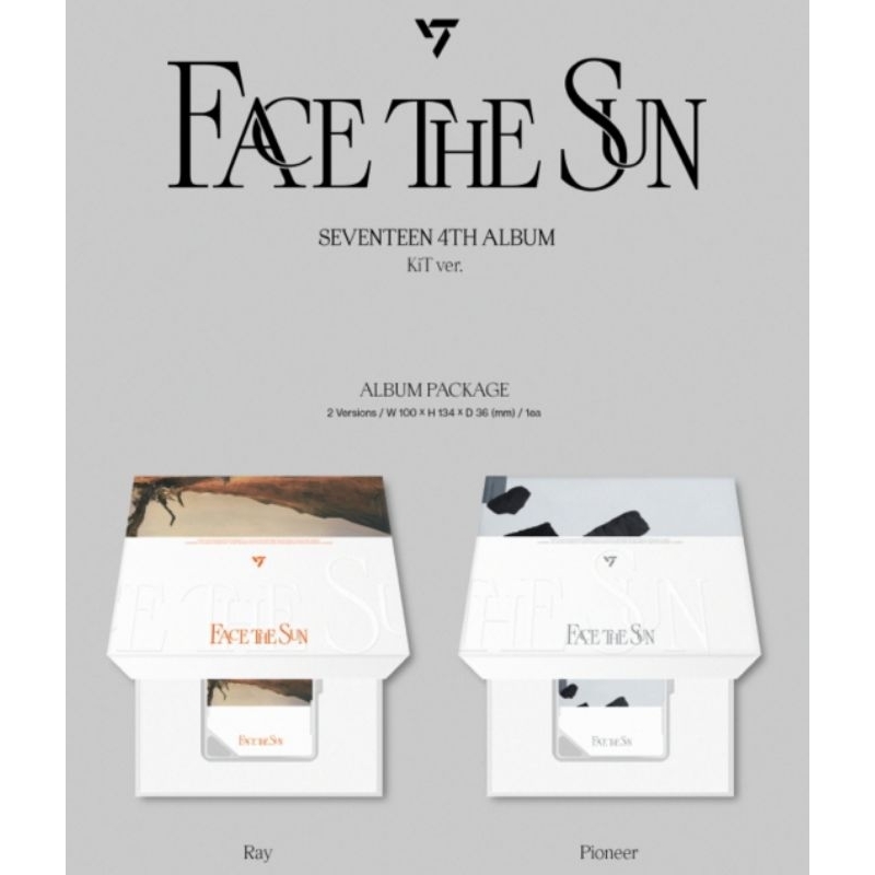 Seventeen Face the Sun 正規四 kit專 Ray 橘版 拆售 大卡 播放器 正四專 | 蝦皮購物