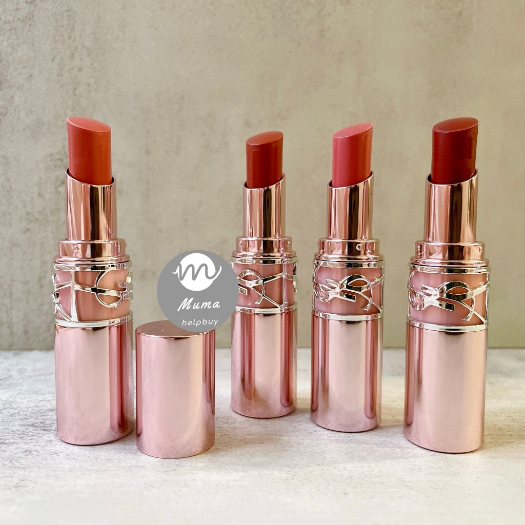 沐媽☀️YSL 粉圓管 7B 5B 粉銀管 122 情挑誘光 潤唇膏 水唇膏 柔光 唇膏 情挑誘吻晶亮蜜 聖羅蘭 圓管 | 蝦皮購物