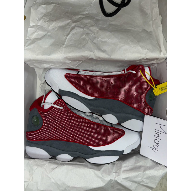 [Minicrop] 全新us9.5 Jordan xiii 13 Retro AJ13 Red Flint(2021) | 蝦皮購物