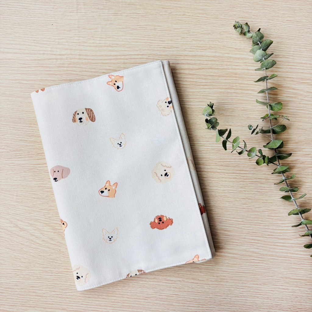 【一期一會】毛小孩 手作可調式書衣 A5 25K B6 32K A6 50K 手帳 手札 書衣 書套 布書衣 媽媽手冊 | 蝦皮購物