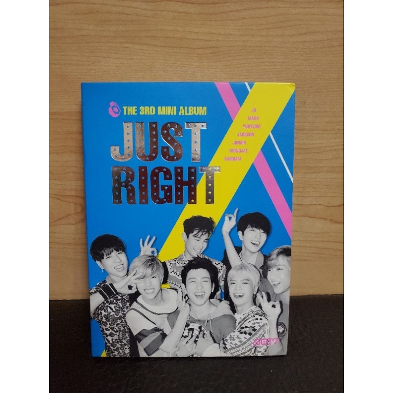 GOT7 JUST RIGHT 專輯 CD+DVD | 蝦皮購物
