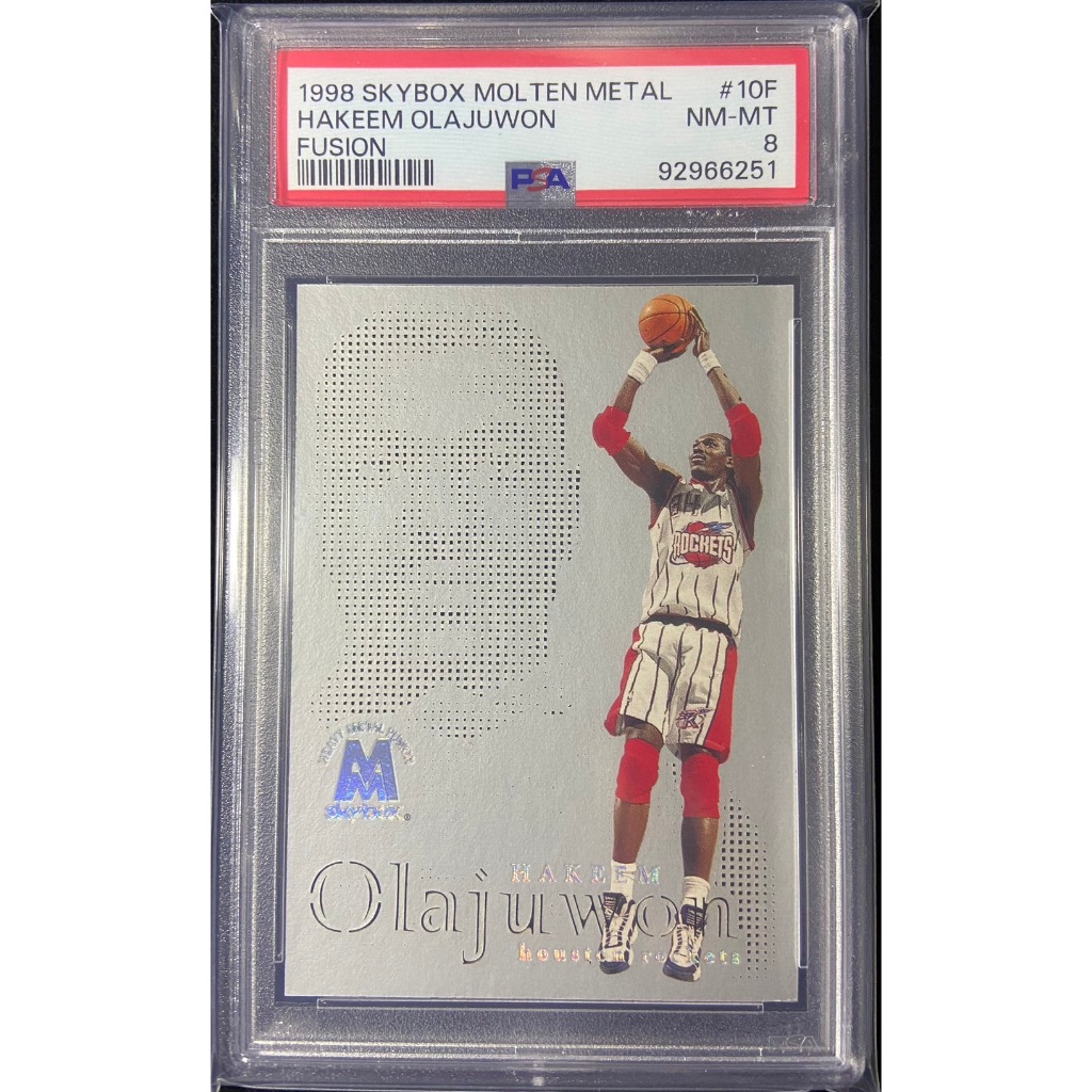 1998 SKYBOX MOLTEN METAL Hakeem Olajuwon PSA8 歐拉朱萬 洞洞卡 | 蝦皮購物