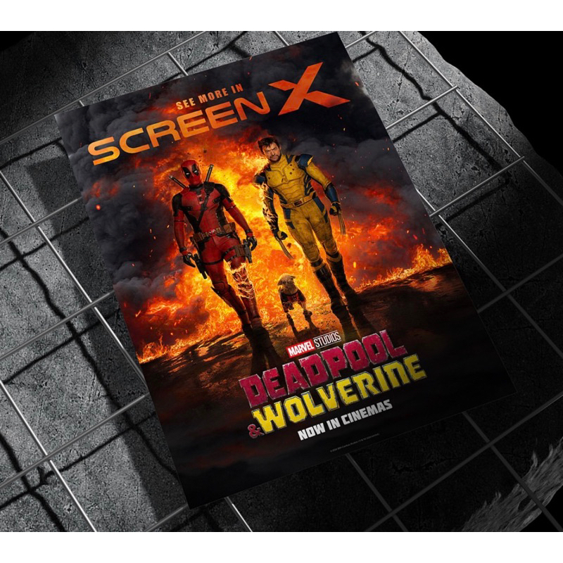 預購 死侍與金剛狼 CGV 韓版 A3海報 screenX | 蝦皮購物