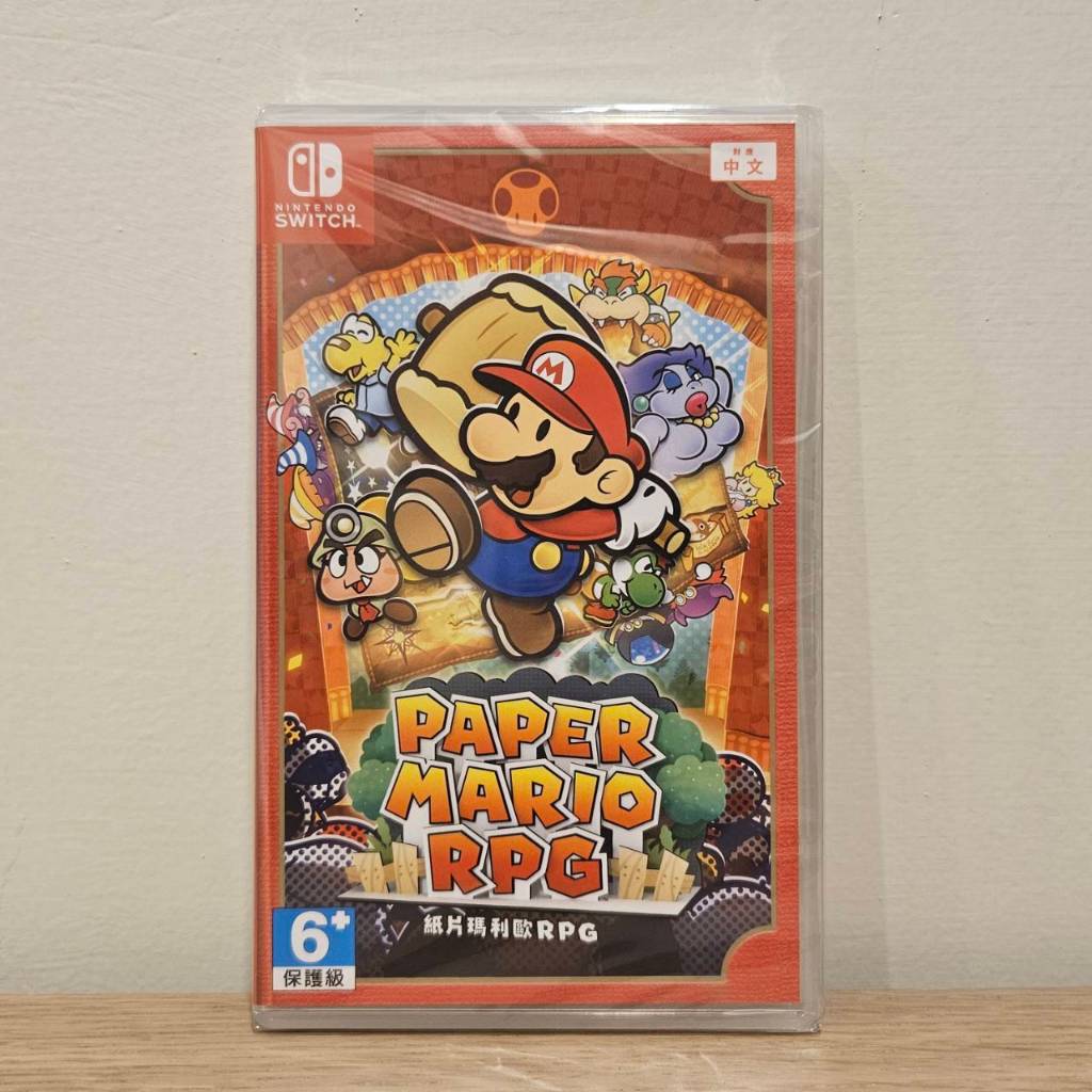 【現貨可刷卡】任天堂 Switch NS 紙片瑪利歐 RPG 中文版 二手 台版 | 蝦皮購物