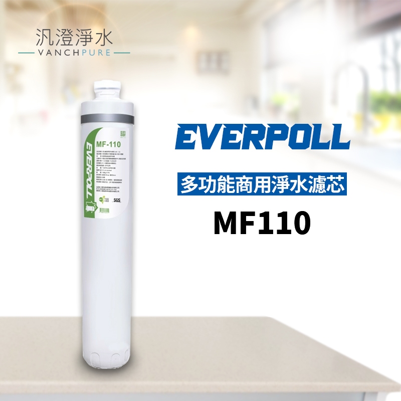【汎澄淨水】愛科濾淨 EVERPOLL 多功能商用淨水濾芯 MF110 / MF-110 公司貨《CM1MF110適用》 | 蝦皮購物
