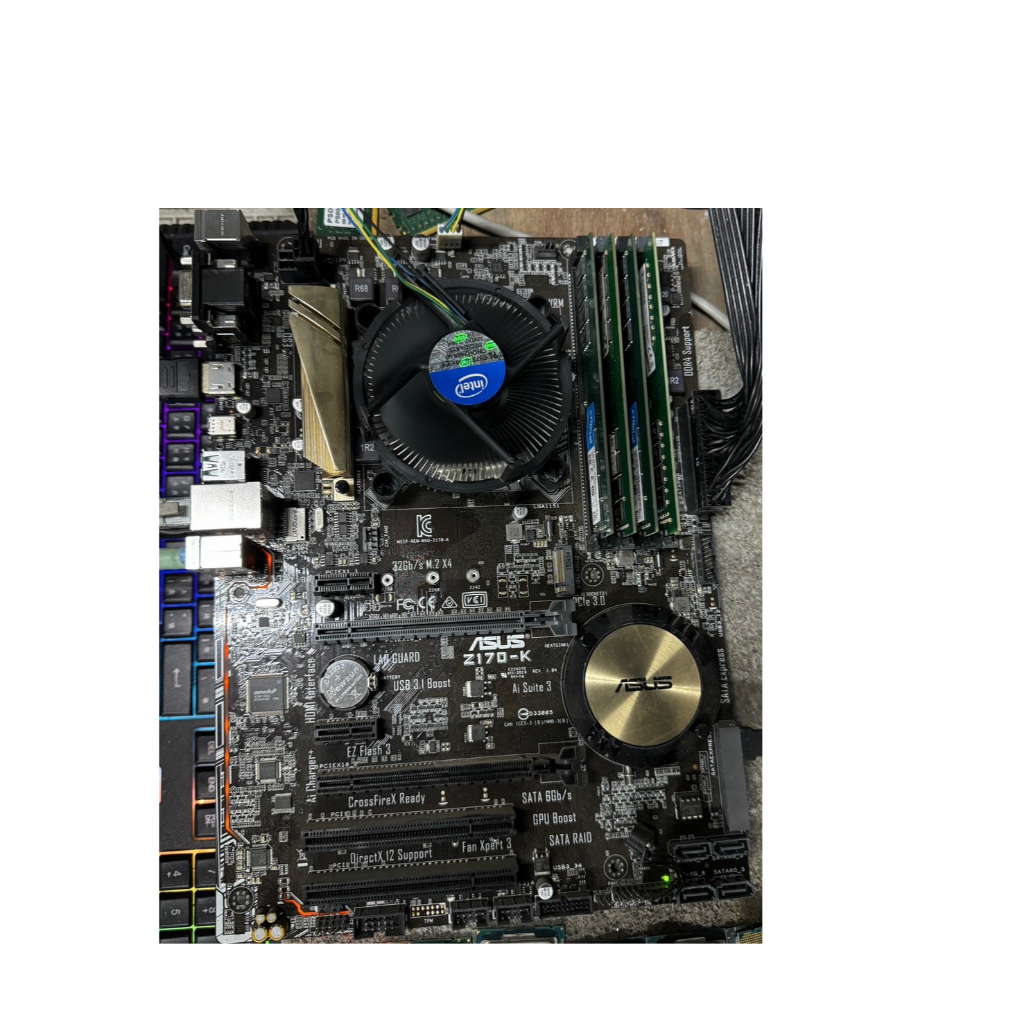 ASUS 華碩 Z170-K 1151 腳位 Intel® Z170 晶片 M.2 PCIE 升級換下 無擋版 | 蝦皮購物