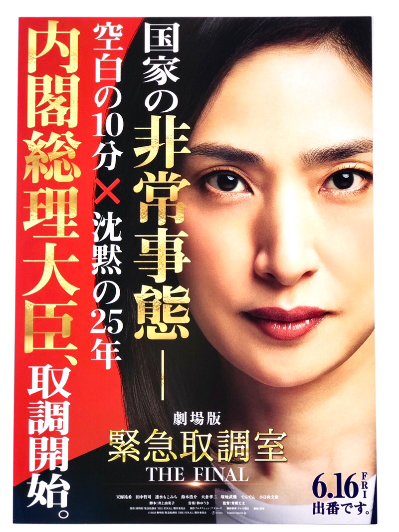 🇯🇵【日本宣傳單】女王偵訊室 THE FINAL小海報 海報 電影 日版 B5 宣傳單 DM 天海祐希 | 蝦皮購物