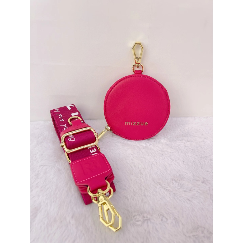 (台灣現貨9色) MIZZUE品牌 女士 零钱包 女学生 可爱迷你包小钱包 鑰匙扣钱袋零錢包 百搭 背帶PL818 | 蝦皮購物