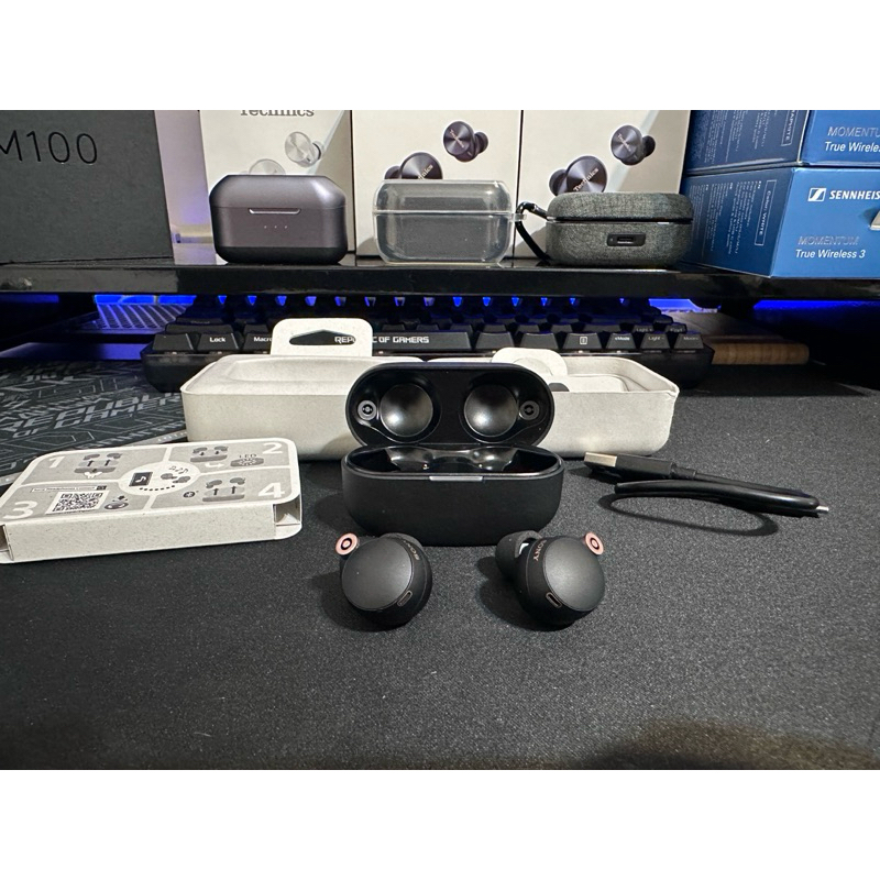 台北 黑色現貨🔥 全新電池SONY WF-1000XM4 XM5 降噪 真無線藍牙耳機 | 蝦皮購物