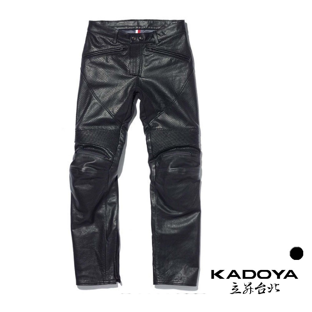KADOYA 日本品牌 2276 BRAWLER PANTS-PL 皮褲 防摔褲 透氣 打洞 牛皮【現貨｜立昇台北】 | 蝦皮購物