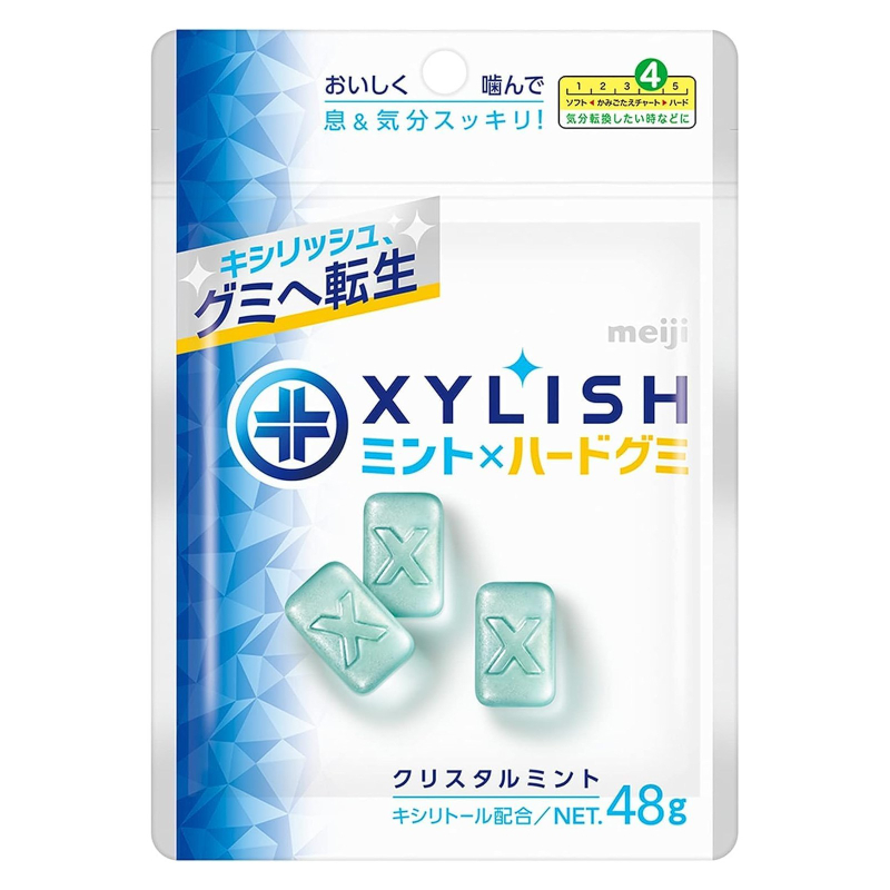 明治 XYLISH 冰晶薄荷咀嚼糖 48g | 蝦皮購物