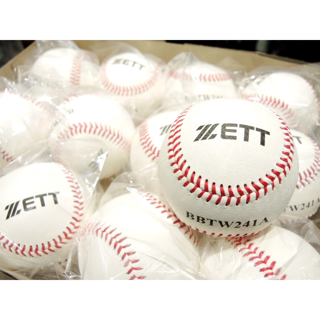 ZETT A級牛皮 棒球練習用球 練習棒球 NG棒球 (可供國小國中高中球隊練習使用) BBTW-241A 單顆賣場 | 蝦皮購物