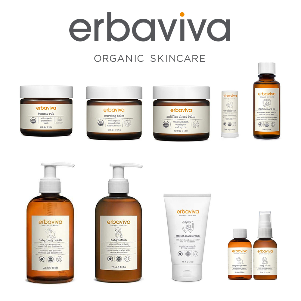 美國 erbaviva 有機認證母嬰潔護理用品 撫紋乳霜 嬰兒淋浴 安撫膏 | 蝦皮購物