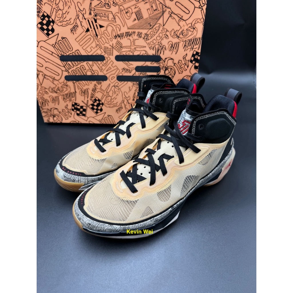 Air Jordan XXXVII TATUM 37 棕 Tattoos DZ0812-200 籃球鞋 US10 二手 | 蝦皮購物