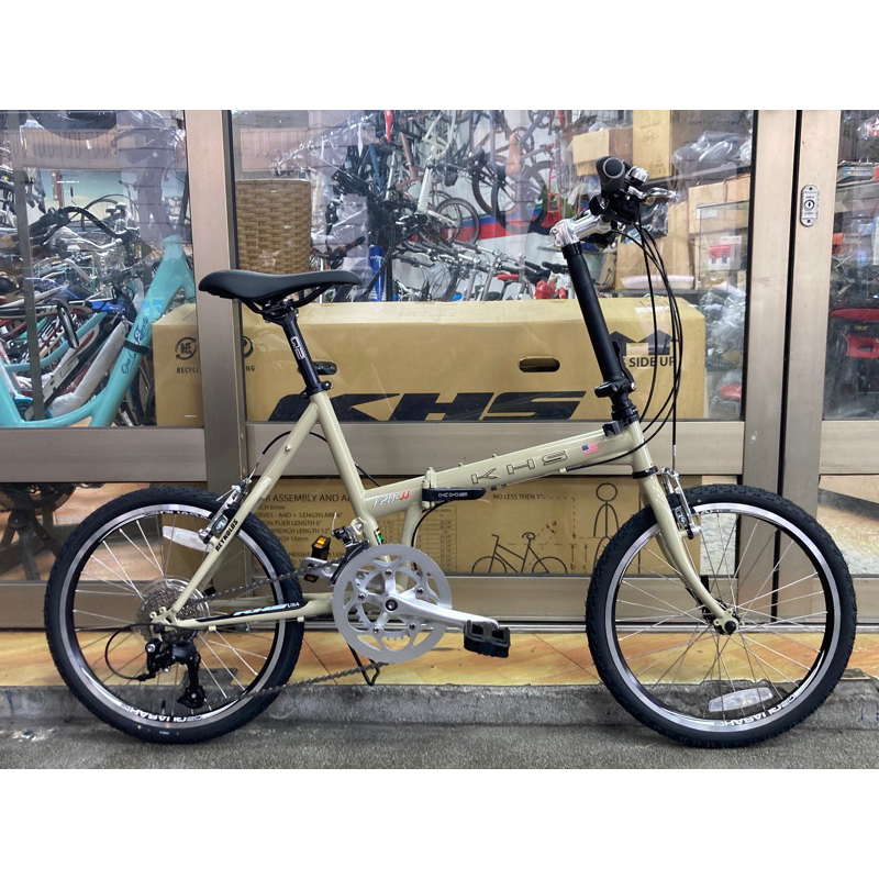 [泉利單車]台北市KHS專賣店 功學社 F20-JJ折疊車 16速 全車調整組裝後寄出 不需自行diy組裝 休閒折疊車 | 蝦皮購物