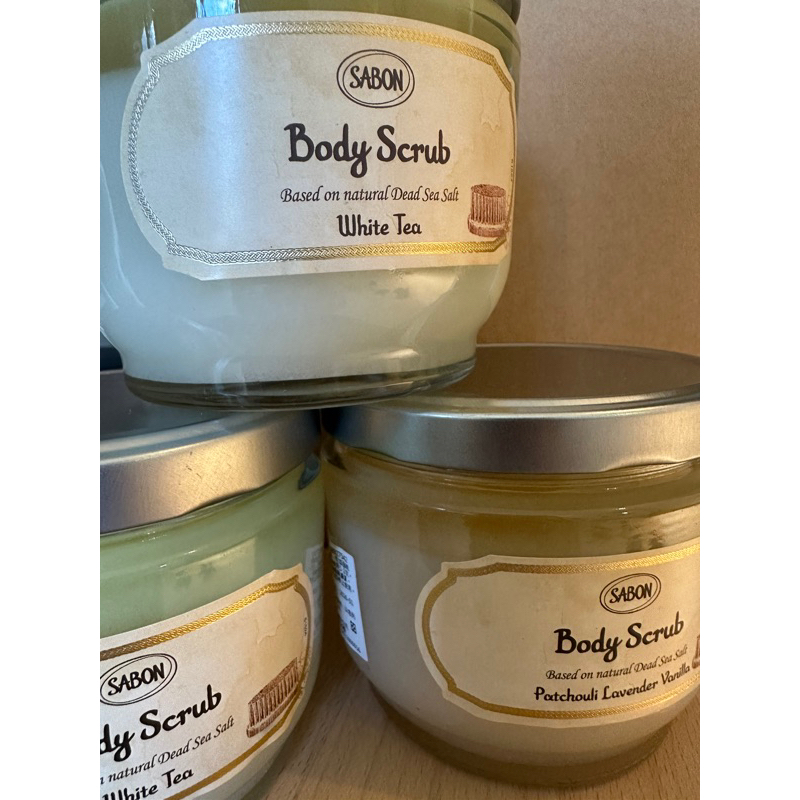 現貨—Sabon身體磨砂膏 600g 經典 香蘋薰衣草 白茶 | 蝦皮購物