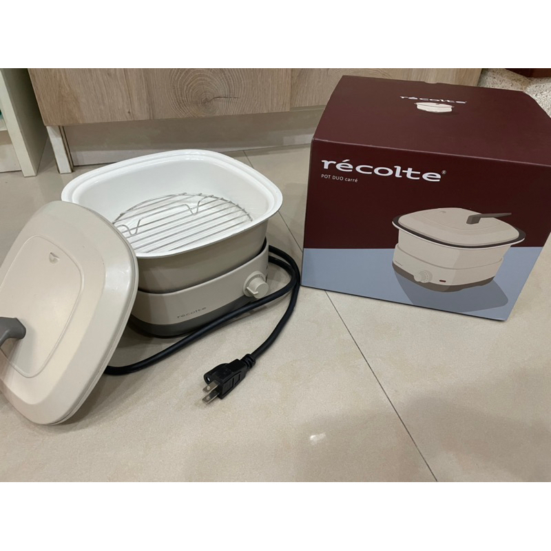 recolte POT DUO Carre 調理鍋 RPD-4(w) | 蝦皮購物