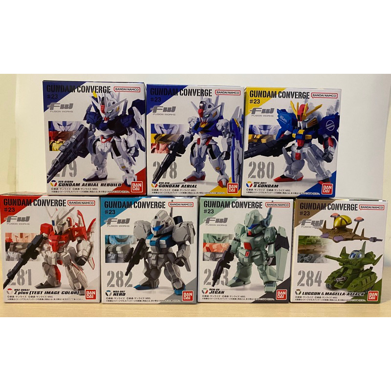 童心未泯 代理 萬代 鋼彈 盒玩 FW GUNDAM CONVERGE 23 全7種 | 蝦皮購物