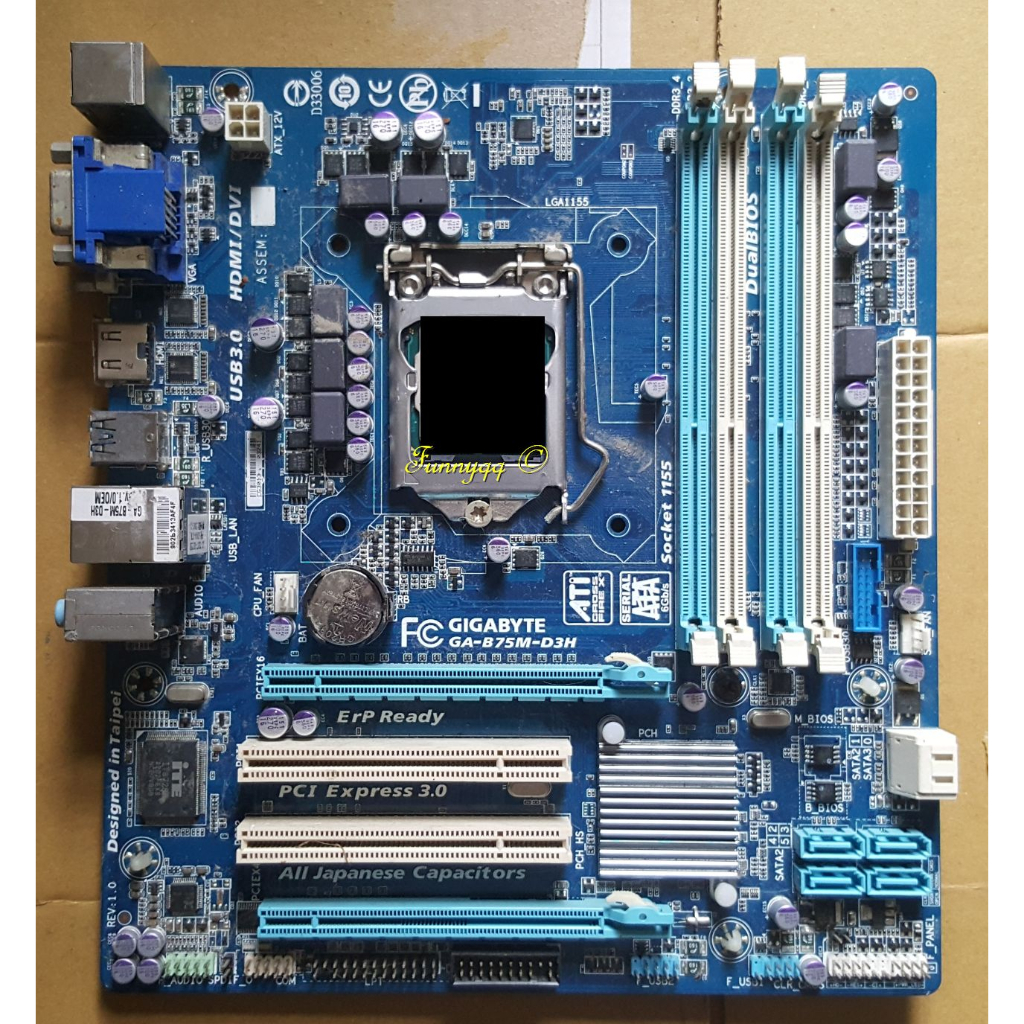 GA B75M D3H (1155腳位) 主機板 {瑕疵} | 蝦皮購物