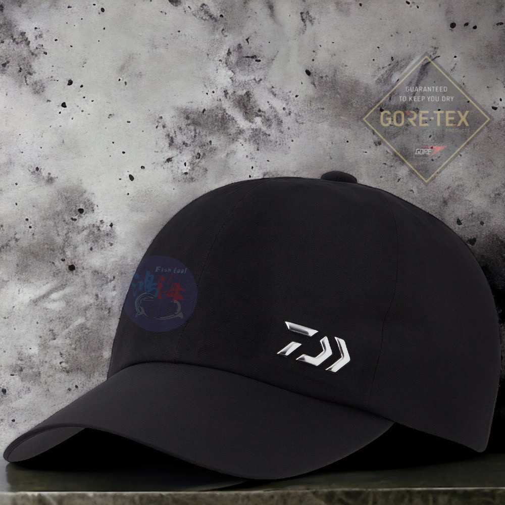中壢鴻海釣具 DAIWA DC-1023 GORE-TEX 黑色釣魚帽 | 蝦皮購物