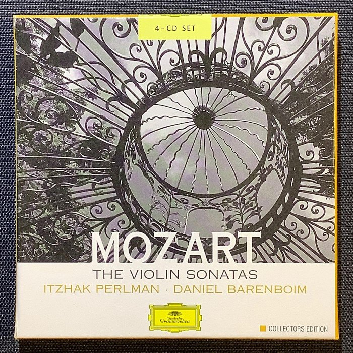 Mozart莫札特 小提琴奏鳴曲全集4cd Perlman帕爾曼 小提琴 巴倫波因 鋼琴 早期德國版紙盒套裝4cd 蝦皮購物