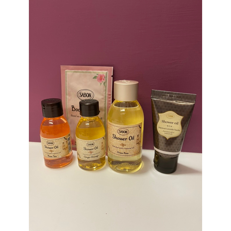 [💐Lea小舖] 公司貨！ SABON 小樣 沐浴油 綠玫瑰 洗髮乳 經典PLV 西西里柑橘 | 蝦皮購物